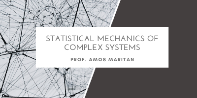 Master's Degree in Geophysics for natural risks and resources: Statistical Mechanics of Complex ...